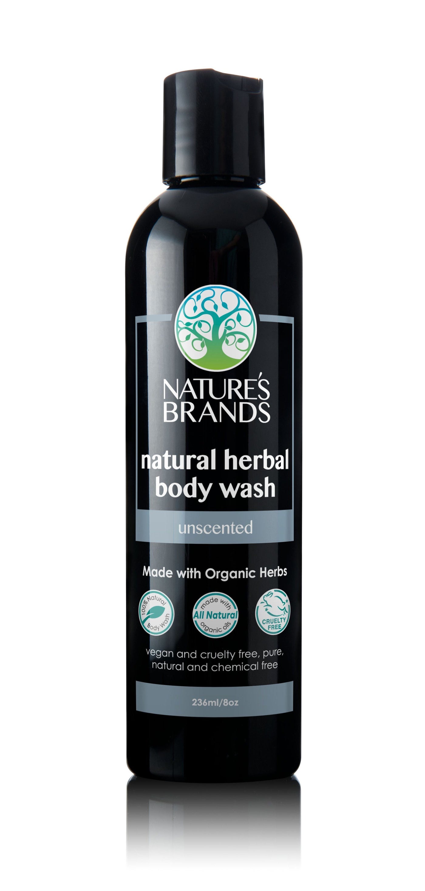 Natural Herbal Body Wash, Unscented by Herbal Choice Mari made with or