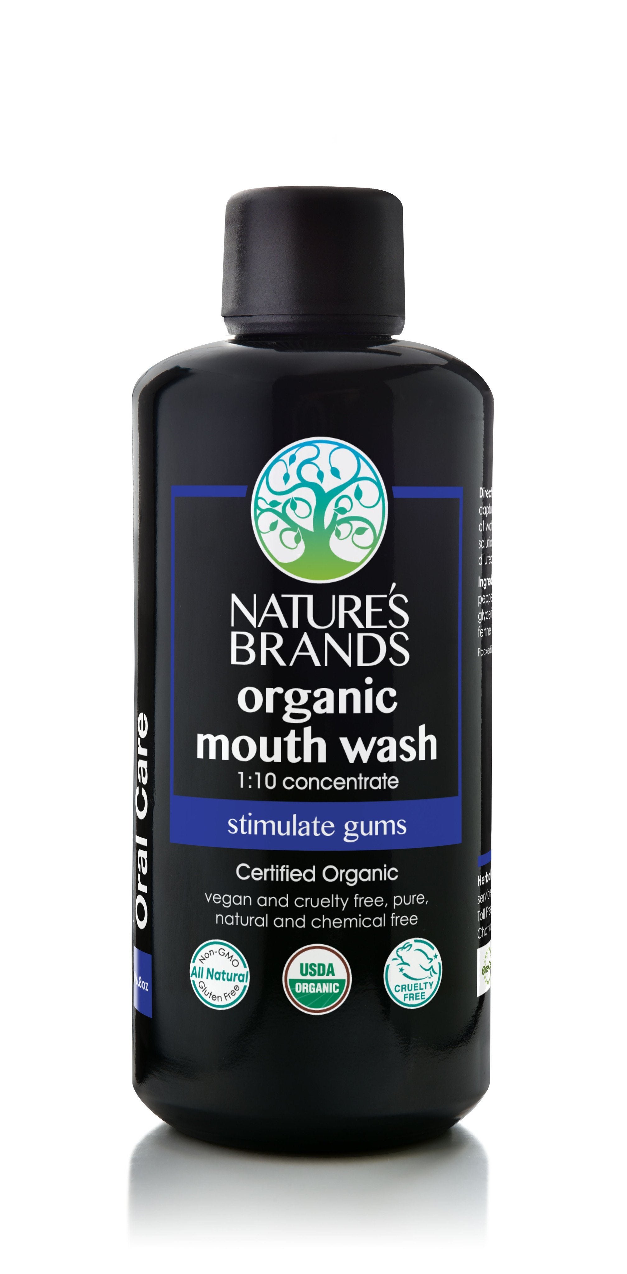 Herbal Choice Mari Organic Mouth Wash, 1:10 Concentrate