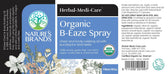 Herbal-Medi-Care Organic B-Eaze (Chest Congestion) Spray; 3.38 floz