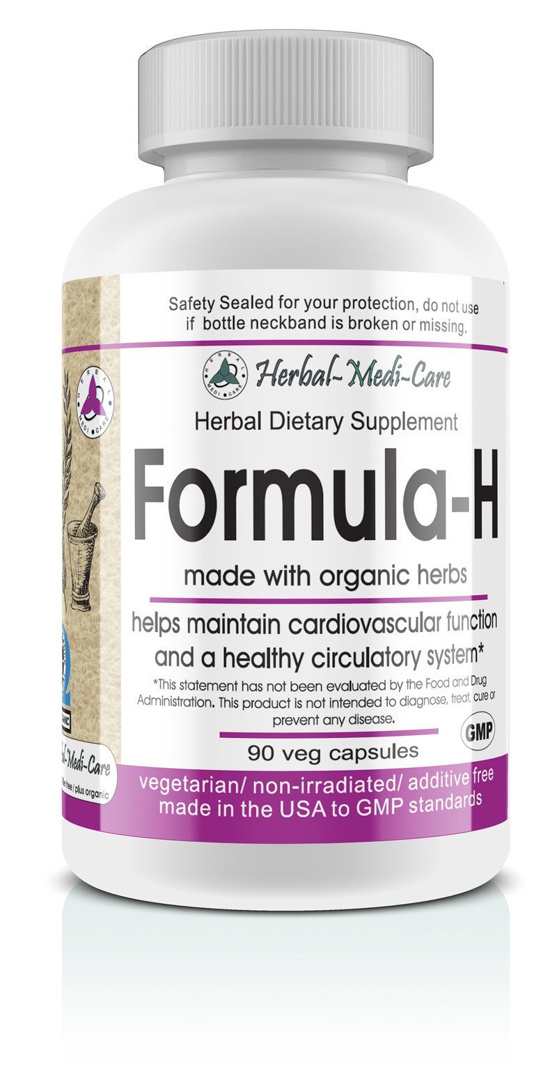 Herbal-Medi-Care Whole Food Formula-H (Blood Pressure) Vegetarian Caps